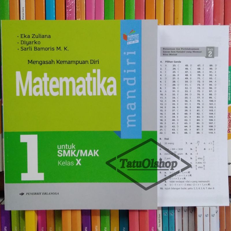 Jual Buku Soal Mandiri Matematika SMK Kelas 10 X 1 KIKD Original ...