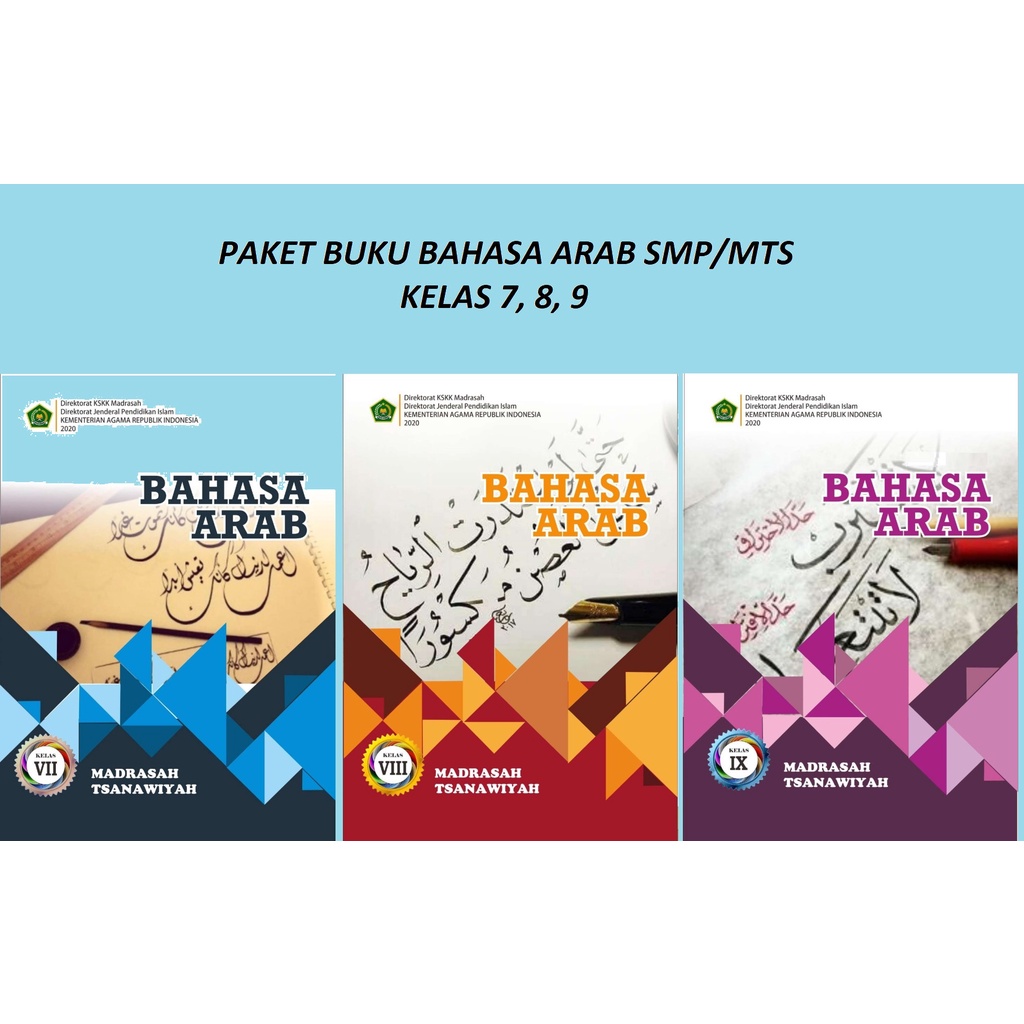 Jual Buku Siswa Bahasa Arab Kelas 7, 8, 9 MTs KEMENAG | Shopee Indonesia