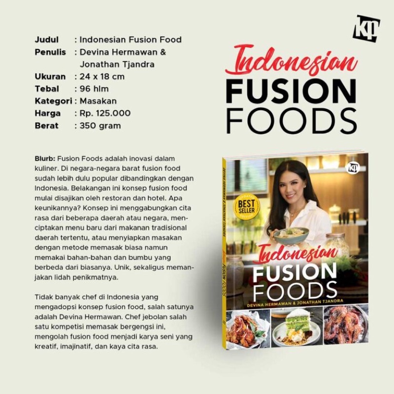 Jual Indonesian Fusion Foods/Yummy, 76 Menu Favorit Anak - Devina ...