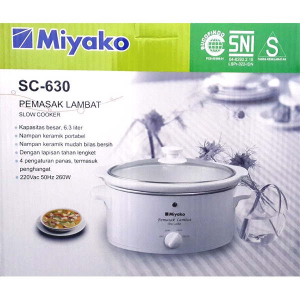 Jual Slow Cooker Miyako SC630 5 Liter | Shopee Indonesia