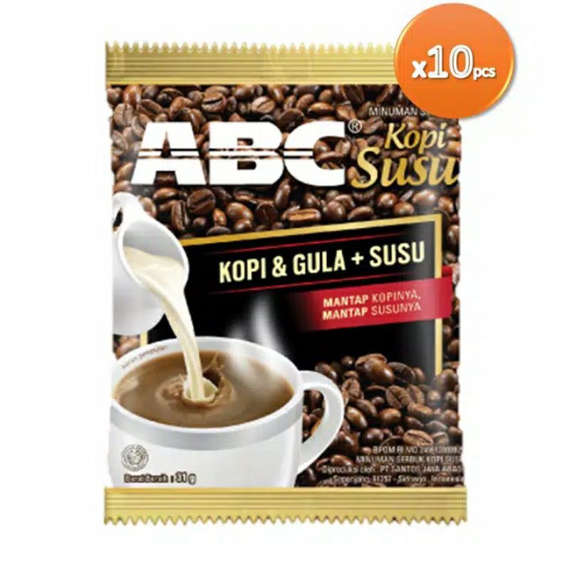 Jual ABC kopi susu isi 10 pcs | Shopee Indonesia