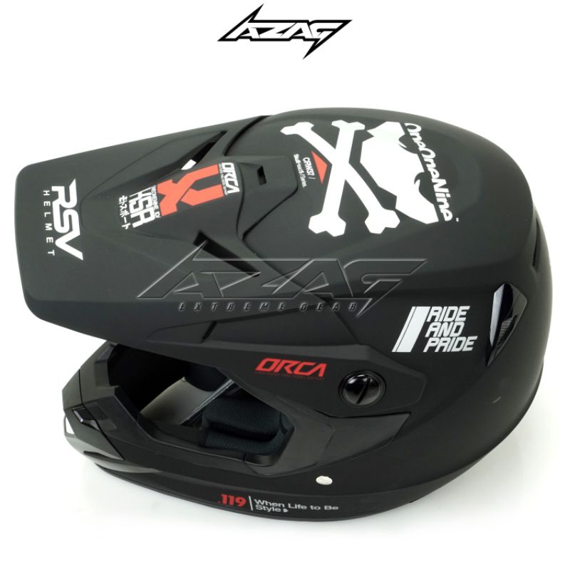 Jual Helm Trail Motocross Orca KSR TH9 | Shopee Indonesia