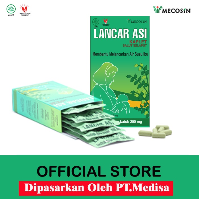 Jual Lancar ASI | 1 box isi 5 Strip @30 Kaplet | Ekstrak Daun Katuk 200 Mg | Pelancar ASI | ASI ...