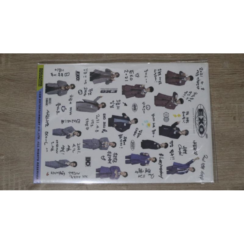 Jual Stiker EXO Season Greeting 2021 (2 Lembar) | Shopee Indonesia