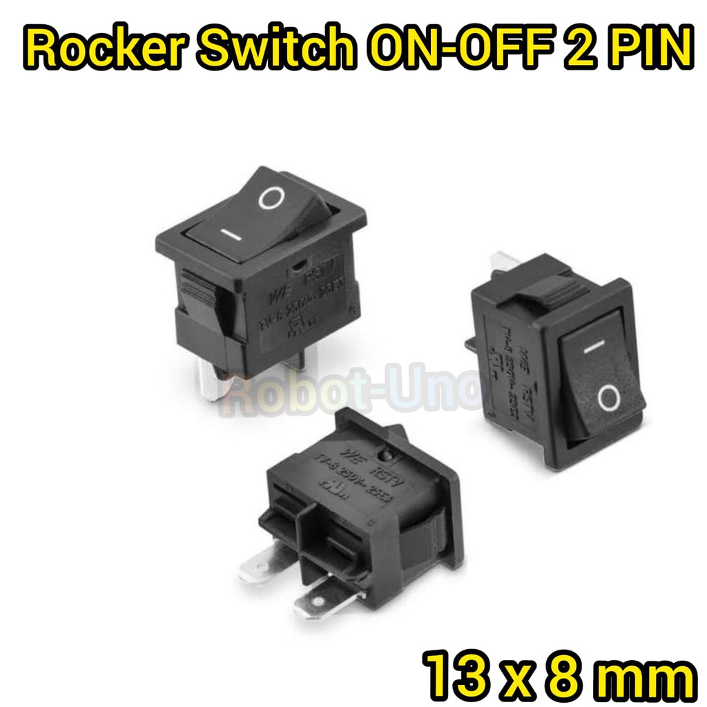 Jual Saklar Power On-Off 13x8 Rocker Switch | Shopee Indonesia