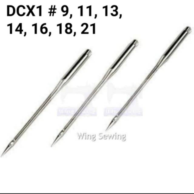 Jual Jarum Jahit Needles DCX1 DC X 1 (Untuk Mesin Obras) | Shopee Indonesia