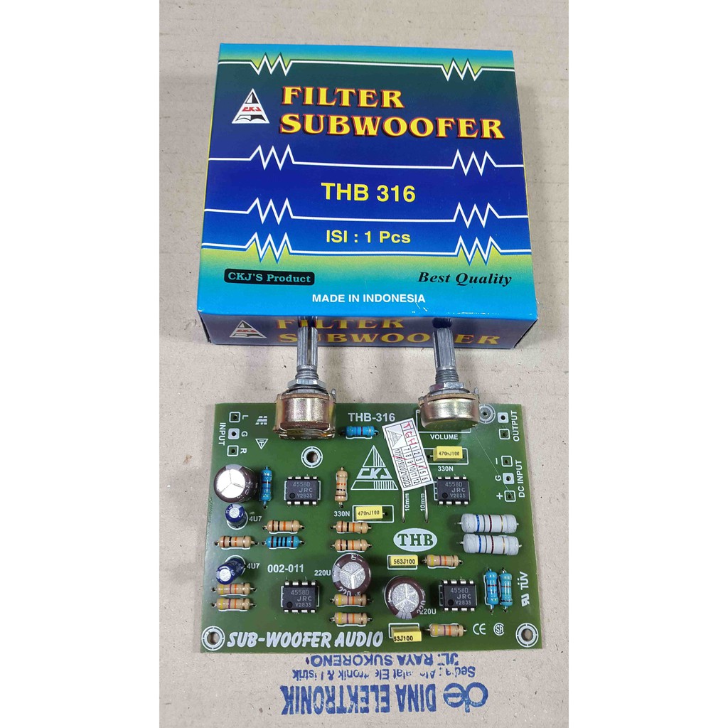 Jual KIT FILTER SUBWOOFER CROSSOVER | Shopee Indonesia