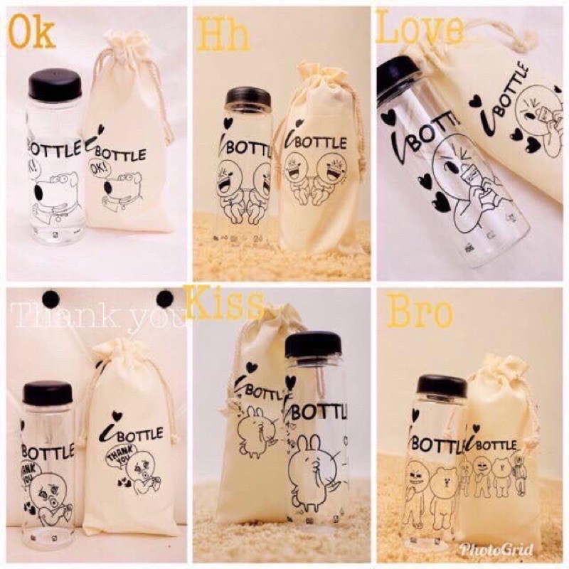 Jual Botol minum karakter line ( BPA FREE ) | Shopee Indonesia