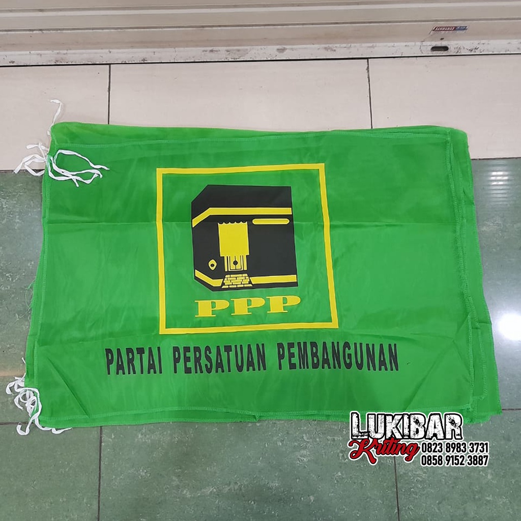 Jual bendera PPP ukuran 60x90 cm | Shopee Indonesia