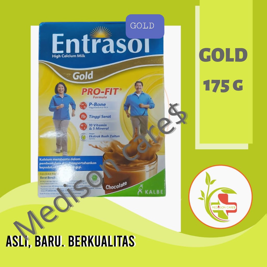 Jual entrasol GOLD susu high calcium | 175g | Shopee Indonesia
