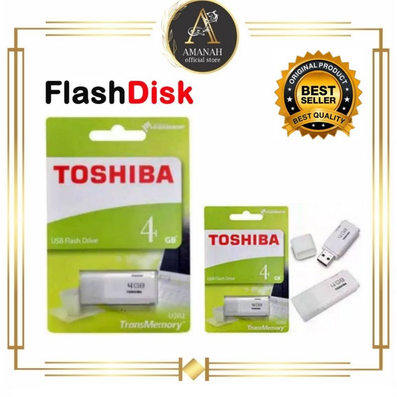 Jual FlashDisk Toshiba 4GB / 4 Gb FD USB Flash Disk Drive Flashdis ...