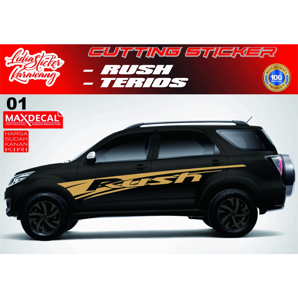 Jual STIKER MOBIL RUSH CUTTING STICKER | Shopee Indonesia