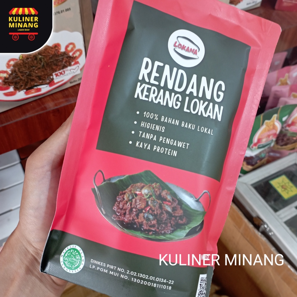 Jual Rendang Lokan Lokana Anna Kerang Oleh-Oleh Asli Cemilan Kampung ...