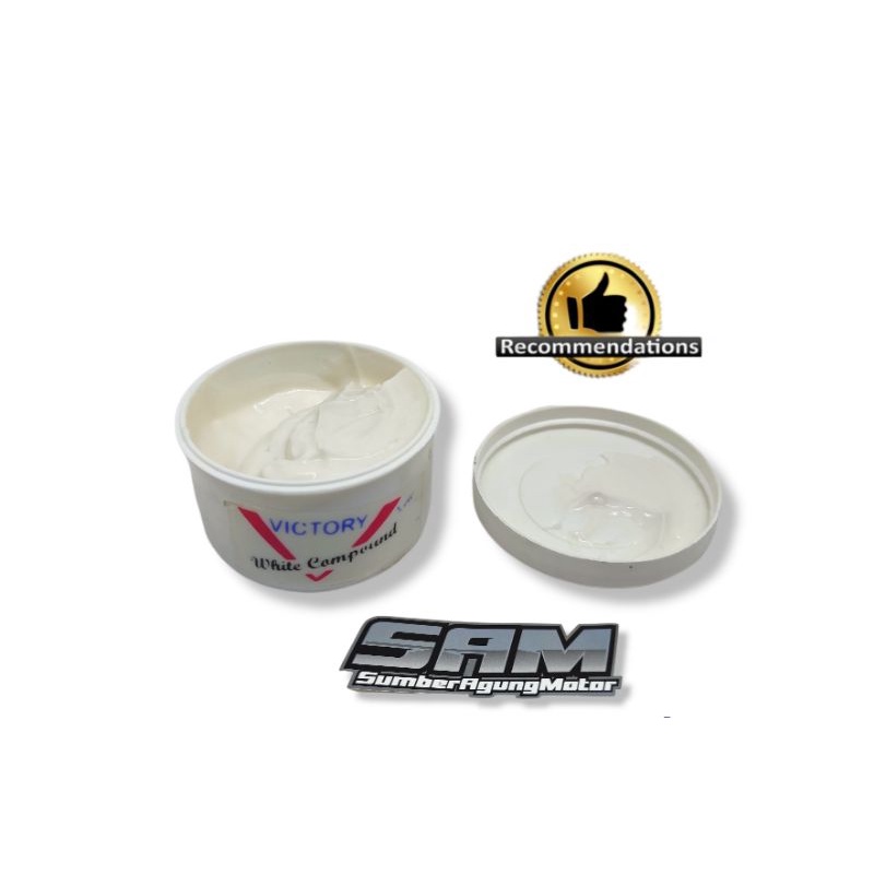 Jual KOMPON COMPON COMPOND RUBBING COMPOUND PUTIH VICTORY | Shopee ...