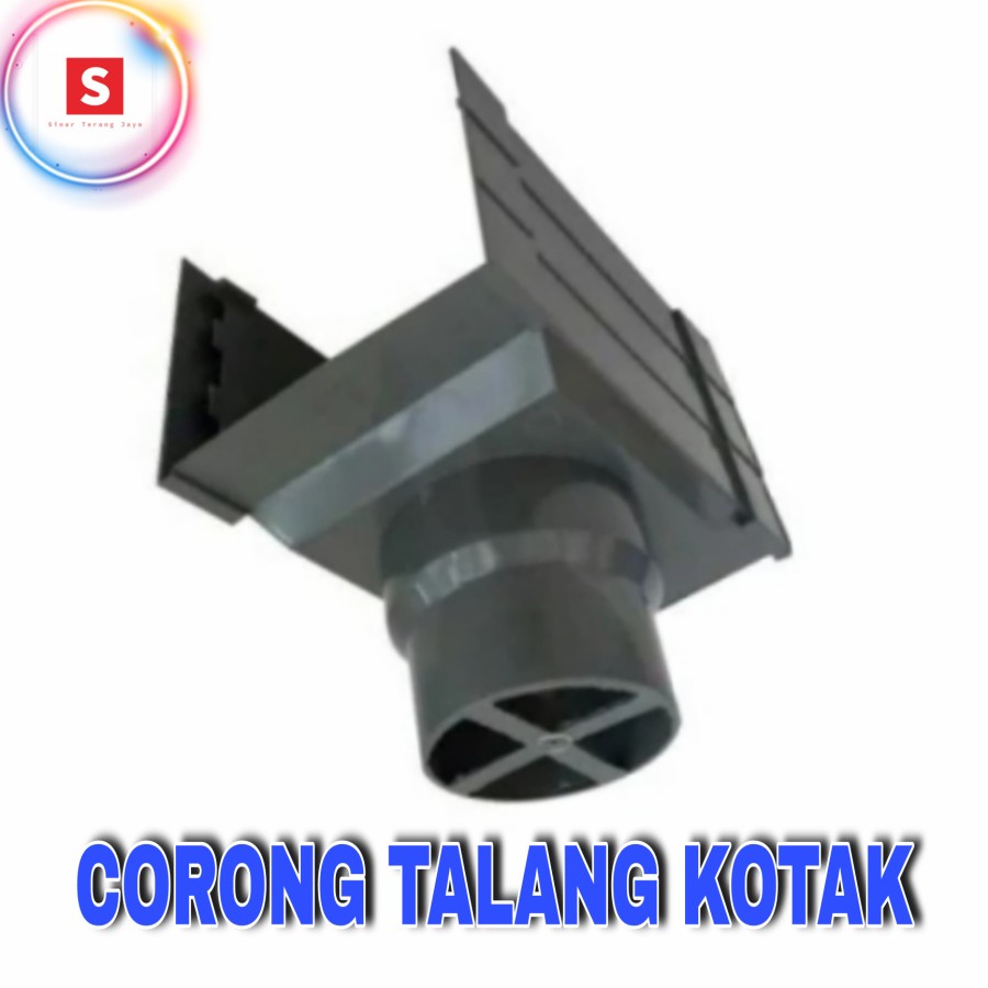 Jual Corong Talang Air Kotak 4 inch Pembuangan Talang | Shopee Indonesia