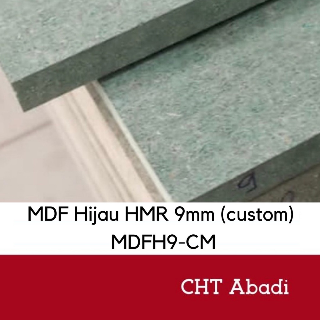Jual MDF HIJAU HMR 9mm custom ukuran (dengan/tanpa lapisan HPL ...