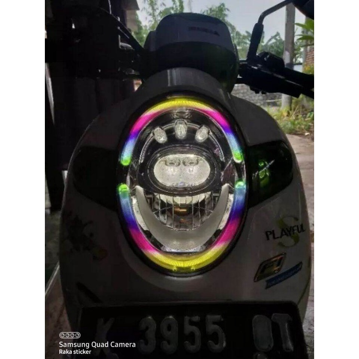 Jual Stiker Alis Scoopy RGB Pelangi - RGB | Shopee Indonesia