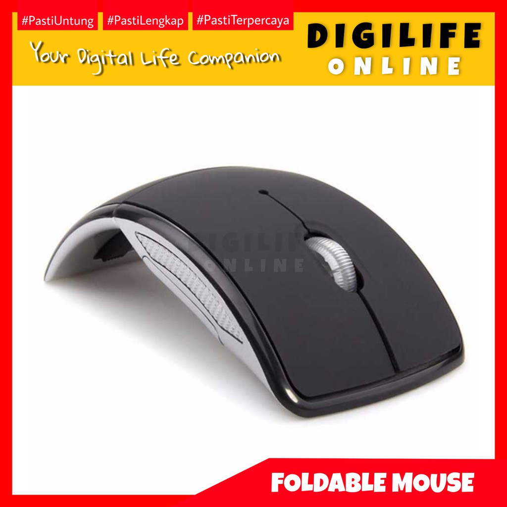 Jual Mouse Lipat Wireless iMace Folded Super Slim Optical 2.4GHz ...