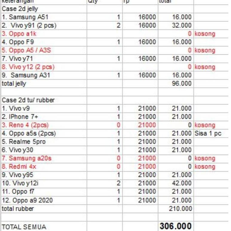 Jual link nota live (KODE X6039) | Shopee Indonesia