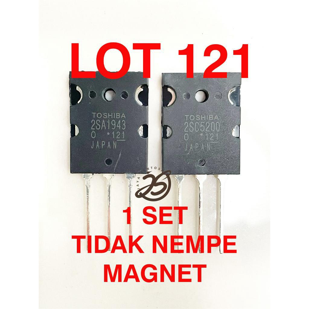 Jual TRANSISTOR TOSHIBA A1943 C5200 (1SET) LOT 121 KWALITAS SUPER 2SA1943 2SC5200 DIFFUSED JAPAN ...