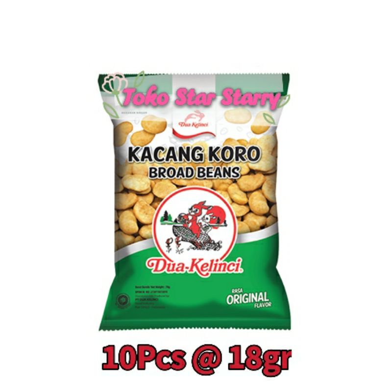Jual [Per Renteng] 10Pcs Kacang Koro Dua Kelinci 1 Pack isi 10 sachet ...