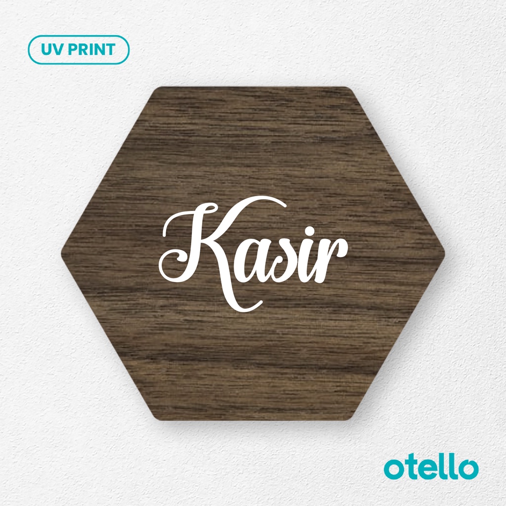 Jual Signage Kasir Sign Board Cashier Label Tempel Stiker Kafe Restoran ...