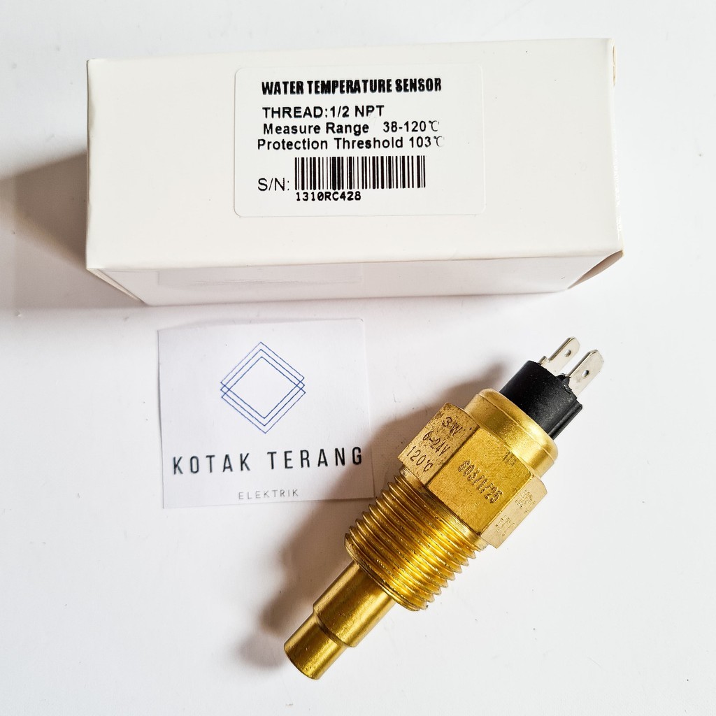 Jual Sensor Switch Suhu Drat 21 mm 1/2 NPT VDO Temperature Air Oli ...