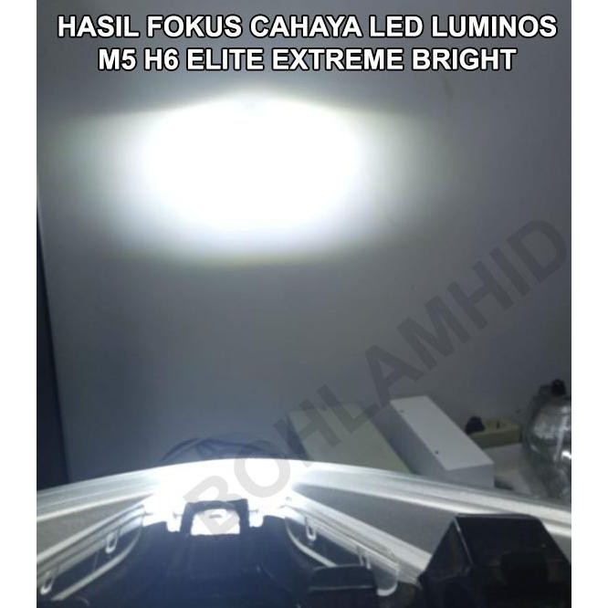 Jual Lampu Motor Led Luminos Honda Beat Street Eco9 H6 M5 T19 Putih ...