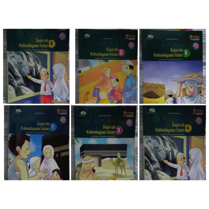 Jual Buku SKI sejarah Kebudayaan Islam Terbaru Aqila Tiga serangkai kelas 1. 2. 3,4,5,6, ready ...