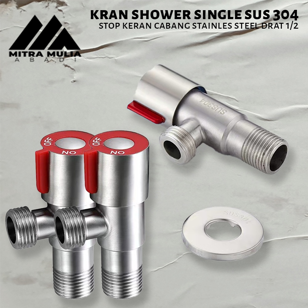 Jual Kran Shower Single SUS 304 I Stop Keran Cabang Stainles Steel ...