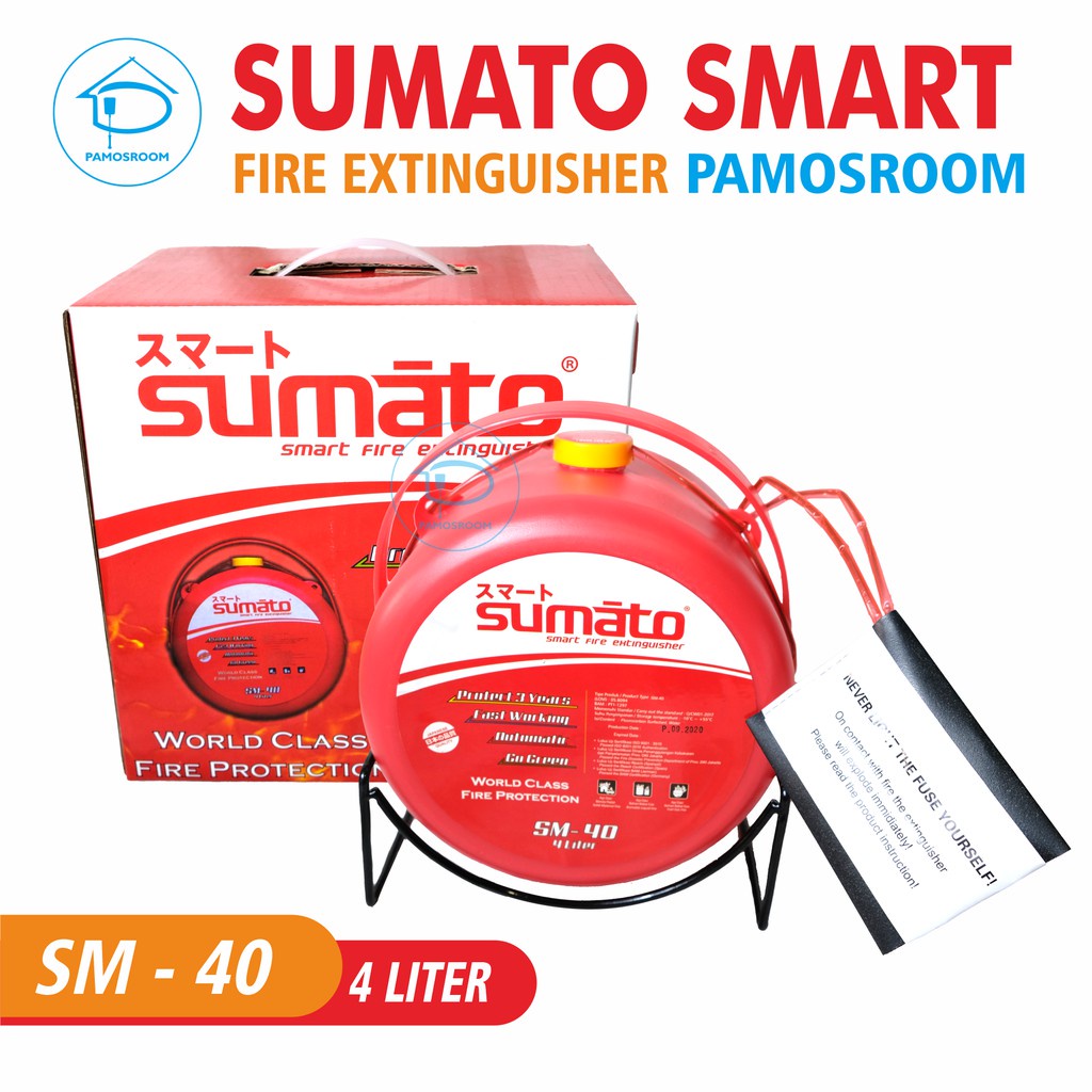 Jual Sumato SM-40 Apar Mini Pemadam Api Otomatis Garansi 3 Tahun ...