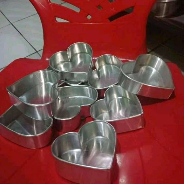 Jual loyang love mini ukuran 10x3cm bahan tebal | Shopee Indonesia