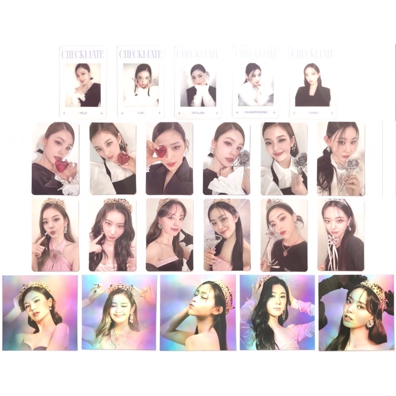 Jual Itzy - Yeji Lia Ryujin Chaeryeong Yuna - Checkmate (Sneakers) - Photocard, Transparent ...