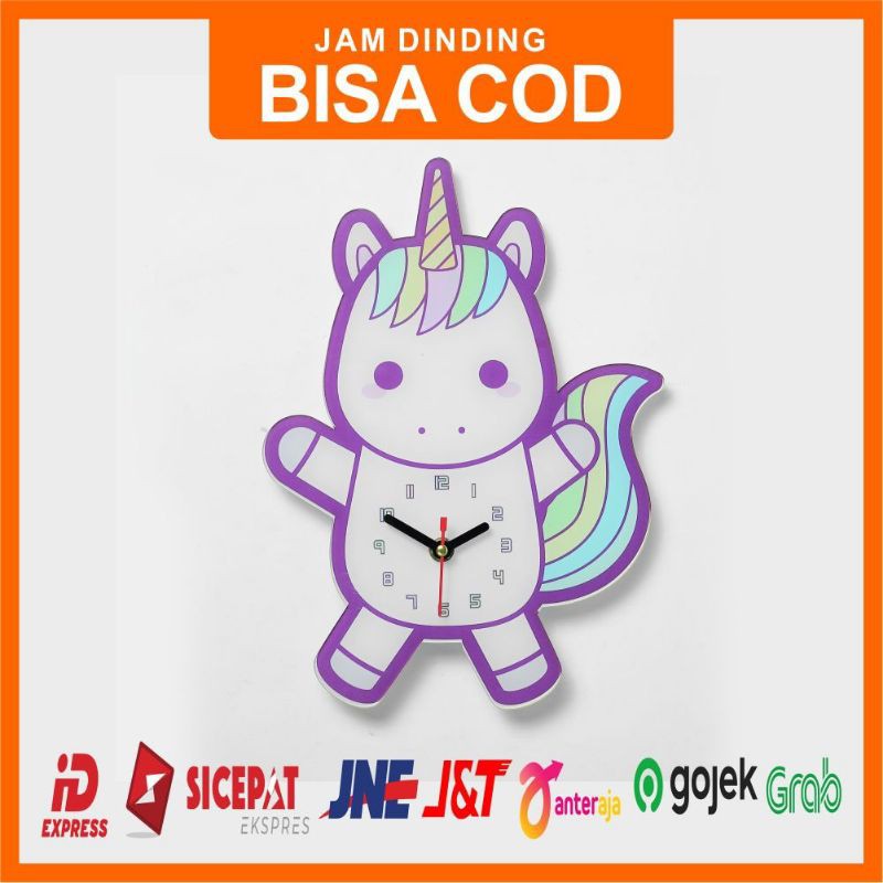 Jual JAM DINDING UNICORN/JAM DINDING AKRILIK CUSTOM UNICORN | Shopee ...