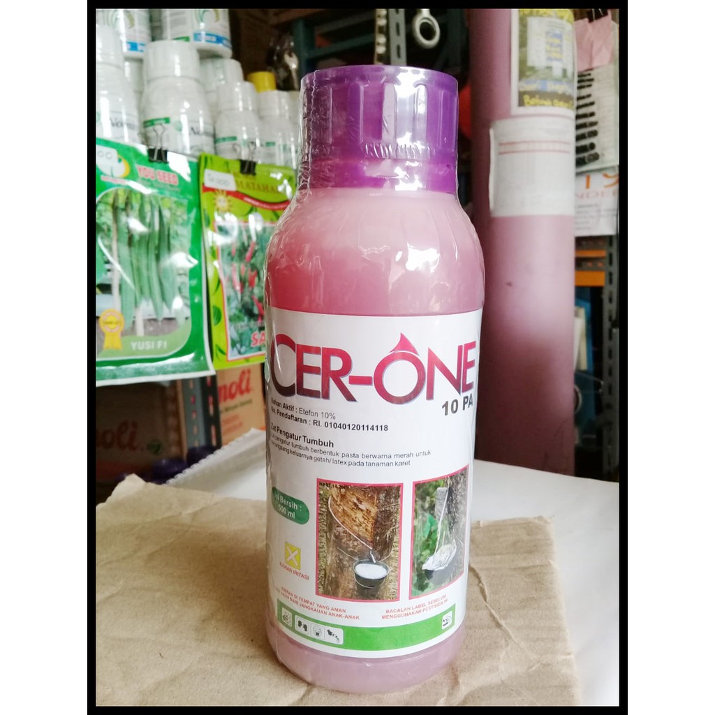 Jual Pupuk ZPT CER-0NE 10 PA Penambah Lateks Getah Pada Tanaman Karet ...