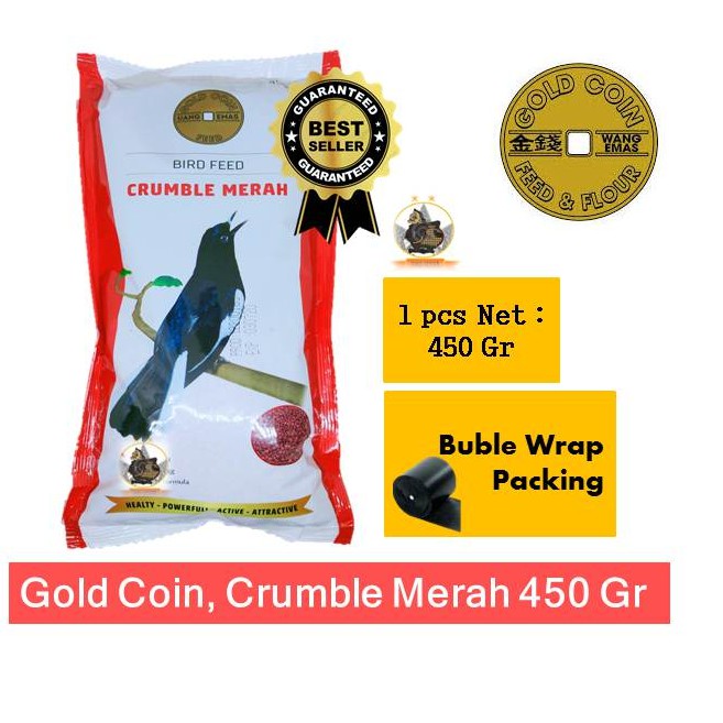Jual Tridarma - Pakan Burung Murai Kacer Jalak Anis Crumble Gold Coin ...