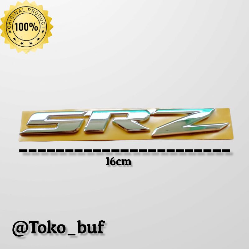 Jual Emblem SRZ / Logo Emblem Tulisan Toyota Fortuner | Shopee Indonesia