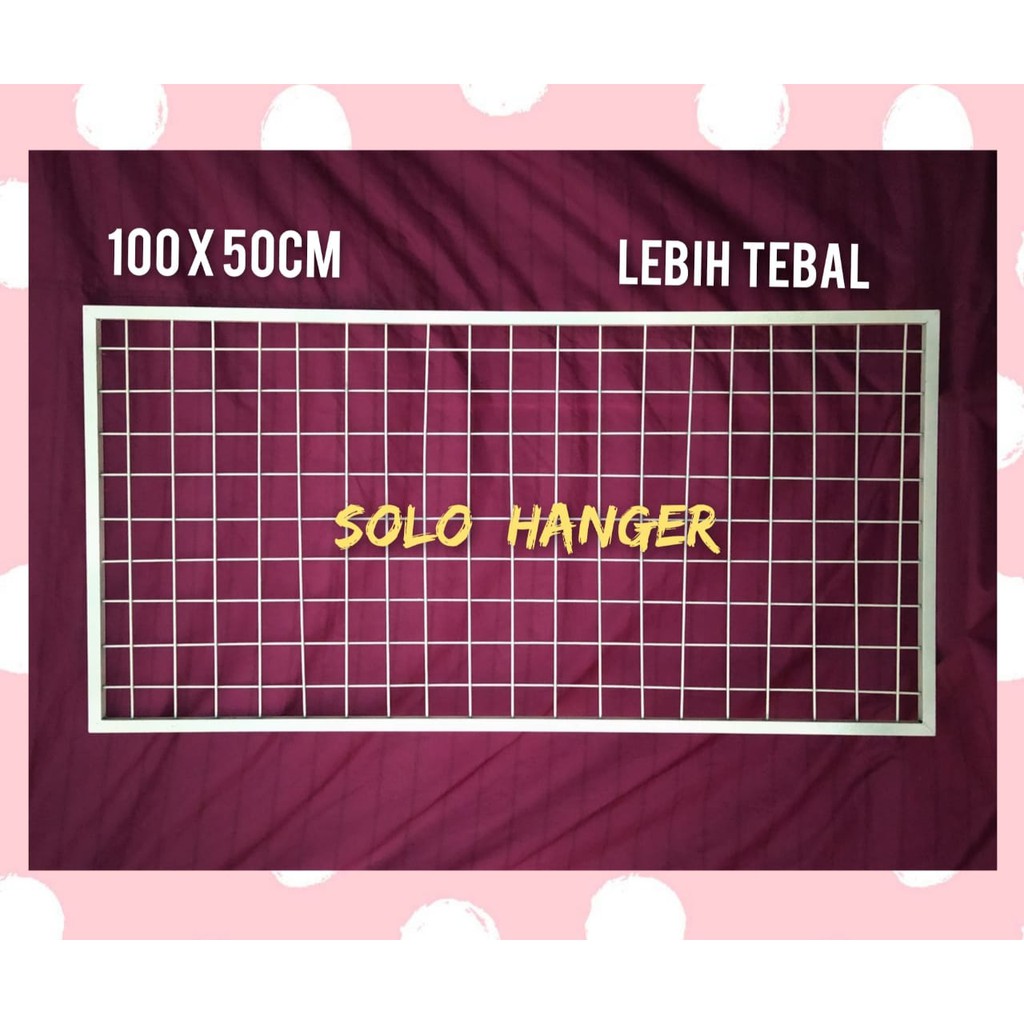 Jual Ram Aksesoris Bingkai Besi Tebal 50x100 cm Wiremesh 100x50cm ...