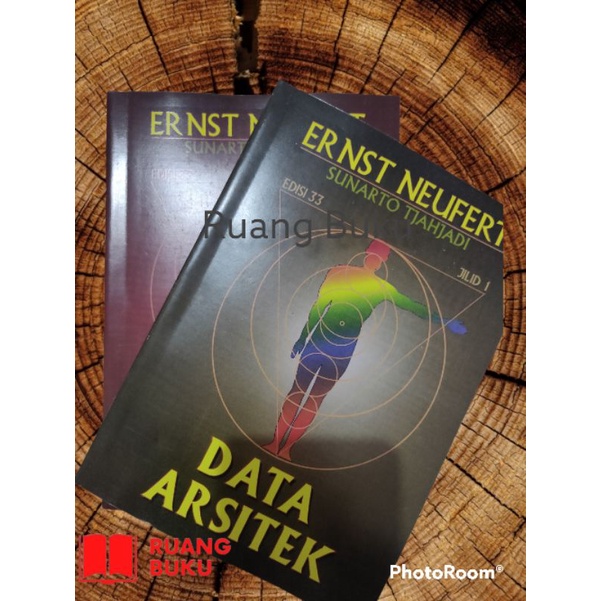 Jual paket (2 buku) Data Arsitek edisi 33 Jilid 1 Dan 2 by Ernst ...