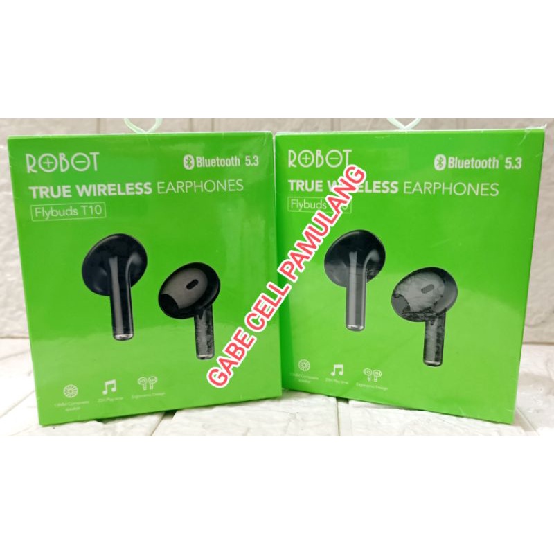 Jual HF BLUETOOTH WIRELESS HEADSET BLUETOOTH ROBOT FLYBUDS T10 TRUE ...