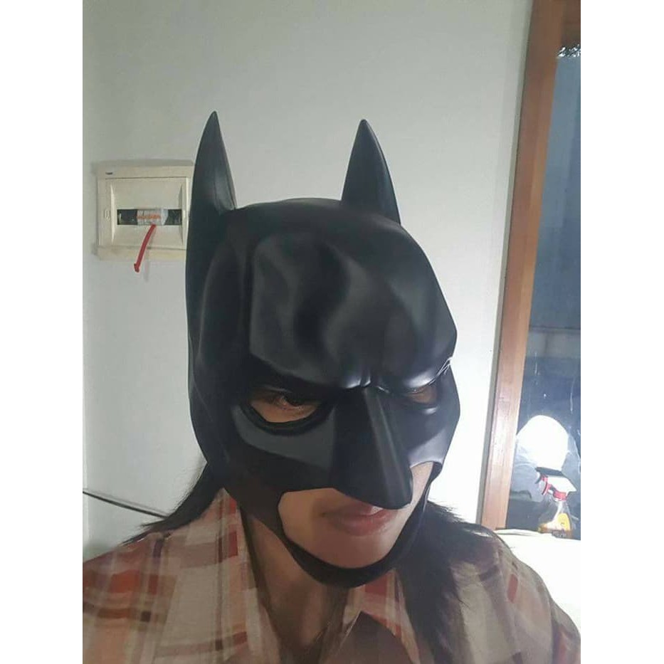 Jual Jual pre order mainan cosplay topeng batman mask skala 1 1 bisa ...