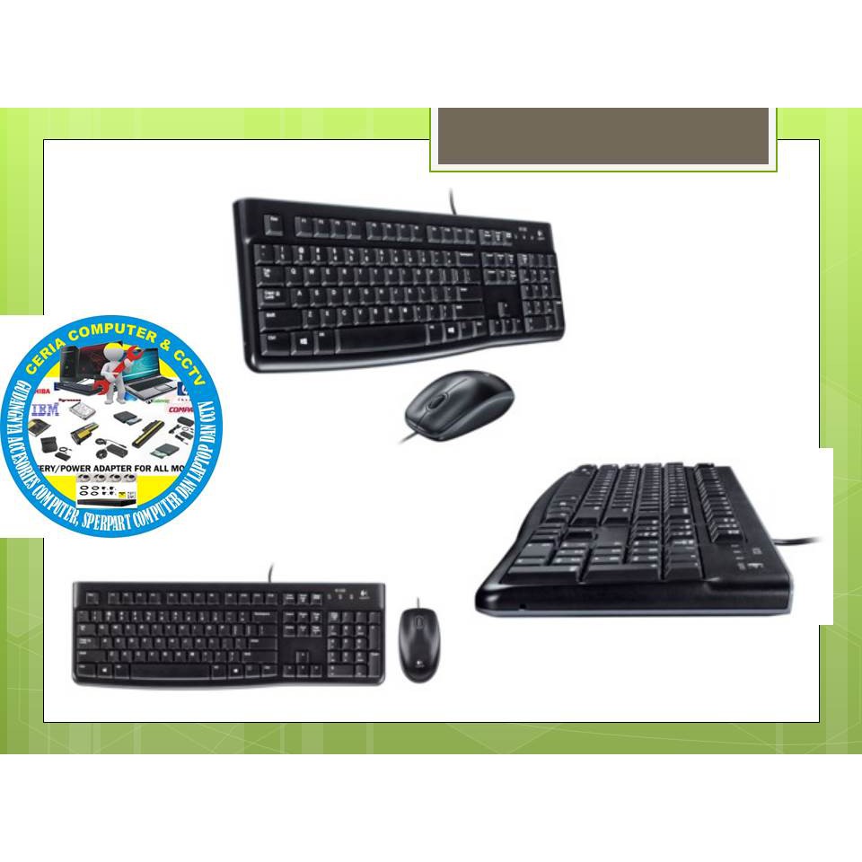Jual KEYBOARD DAN MOUSE COMPUTER KOMPUTER PC OPTIC LOGITECH USB MK120 ...