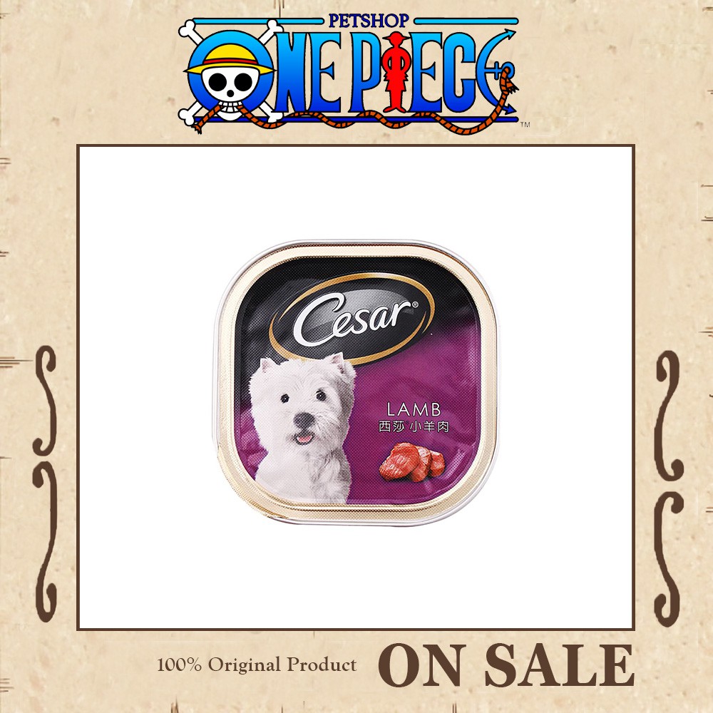 Jual MAKANAN ANJING CESAR LAMB 100GR | Shopee Indonesia