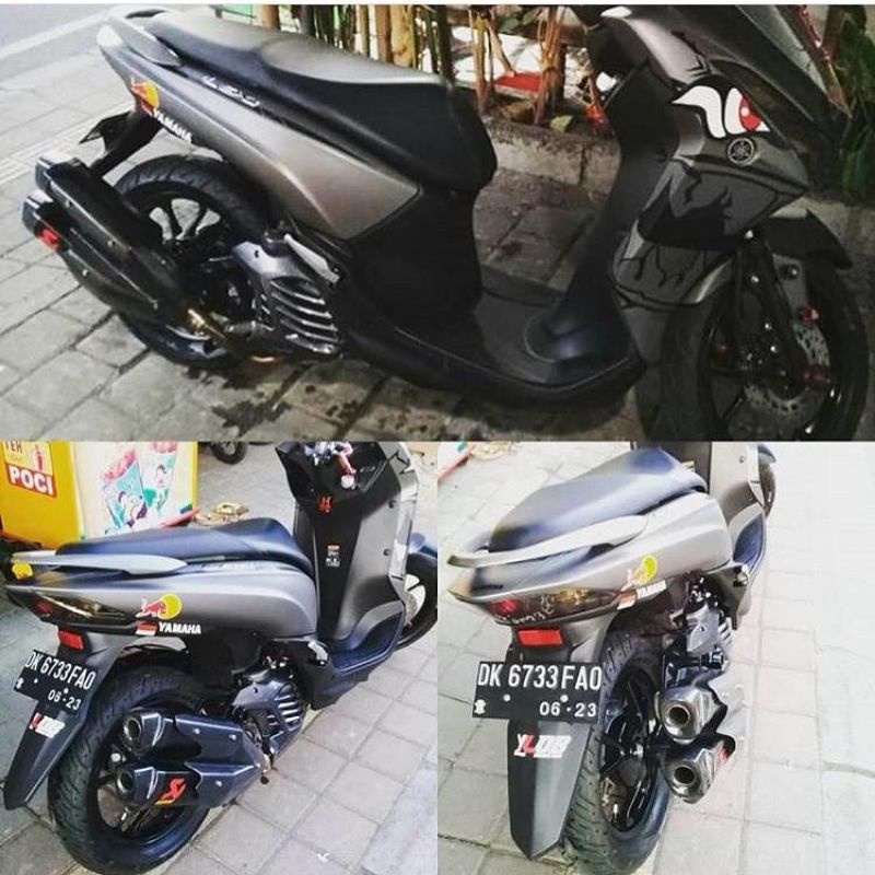 Jual Knalpot POWERMAX Double Muffler Yamaha LEXI Full System ( PNP ...