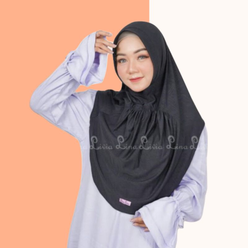 Jual Jilbab Hijab Linalivia Carissa Kerudung Krudung Bergo Instan terbaru kekinian dewasa murah ...