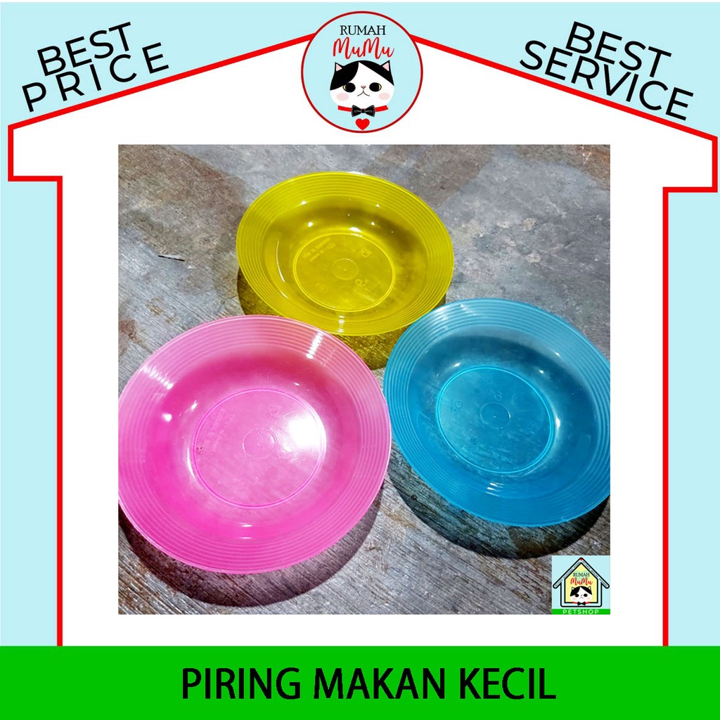 Jual PIRING MAKAN KECIL ANJING KUCING PLASTIK 6 INCH | Shopee Indonesia