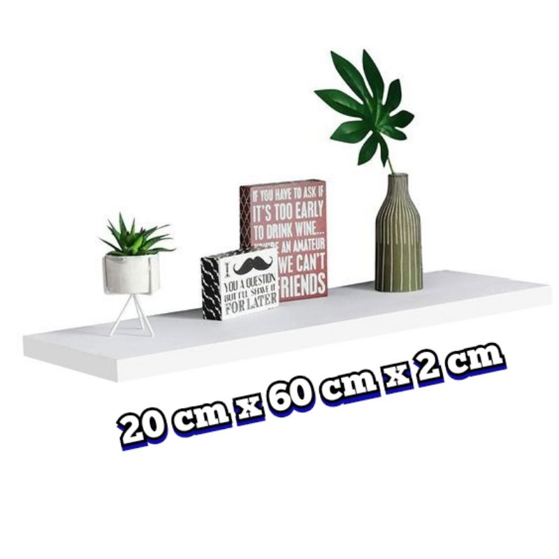 Jual Ambalan dinding 20 cm x 60 cm x 2 cm, 1 paket isi 1 pcs | Shopee ...