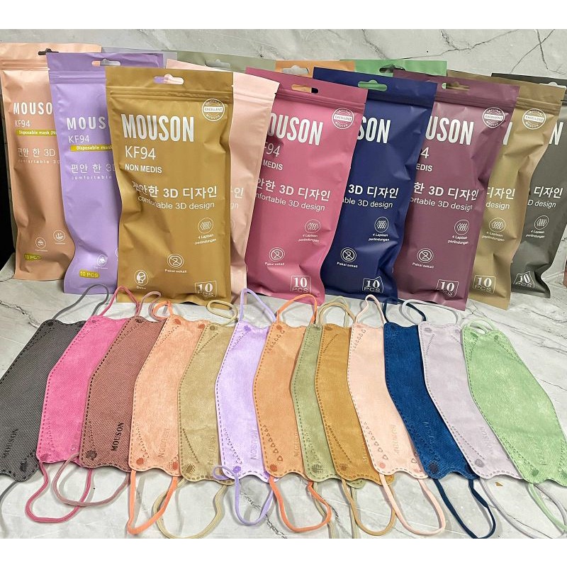 Jual Masker KF 94 Mouson isi 10pcs | Shopee Indonesia