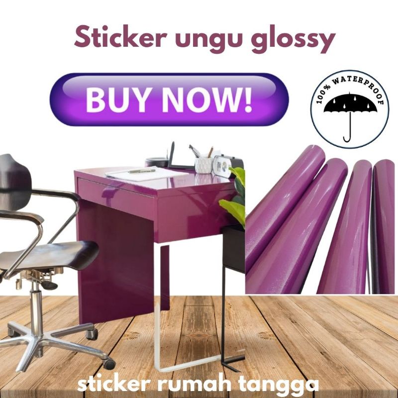 Jual sticker lemari aesthetic ungu gliter glossy | Shopee Indonesia