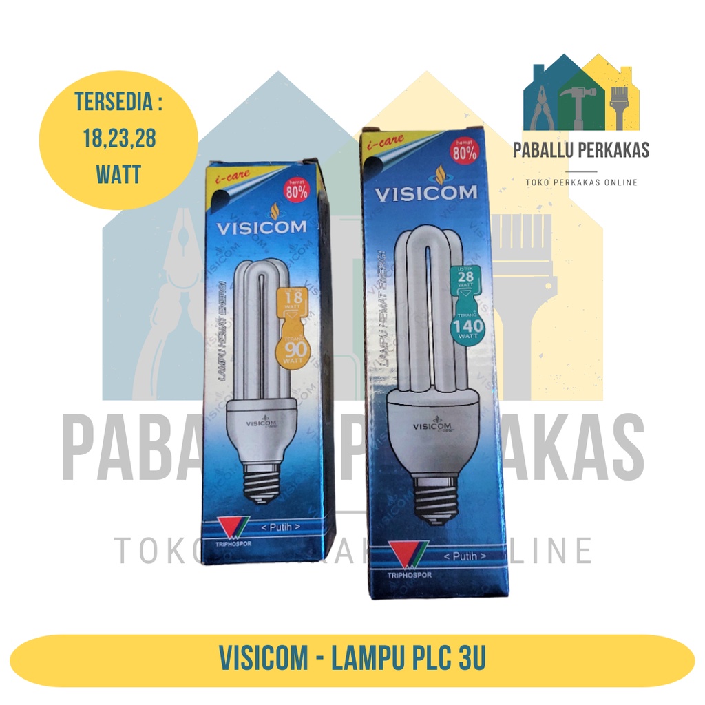 Jual Lampu VE 18 Watt 23 Watt 28 Watt 3U Visicom Putih / Lampu Jari ...